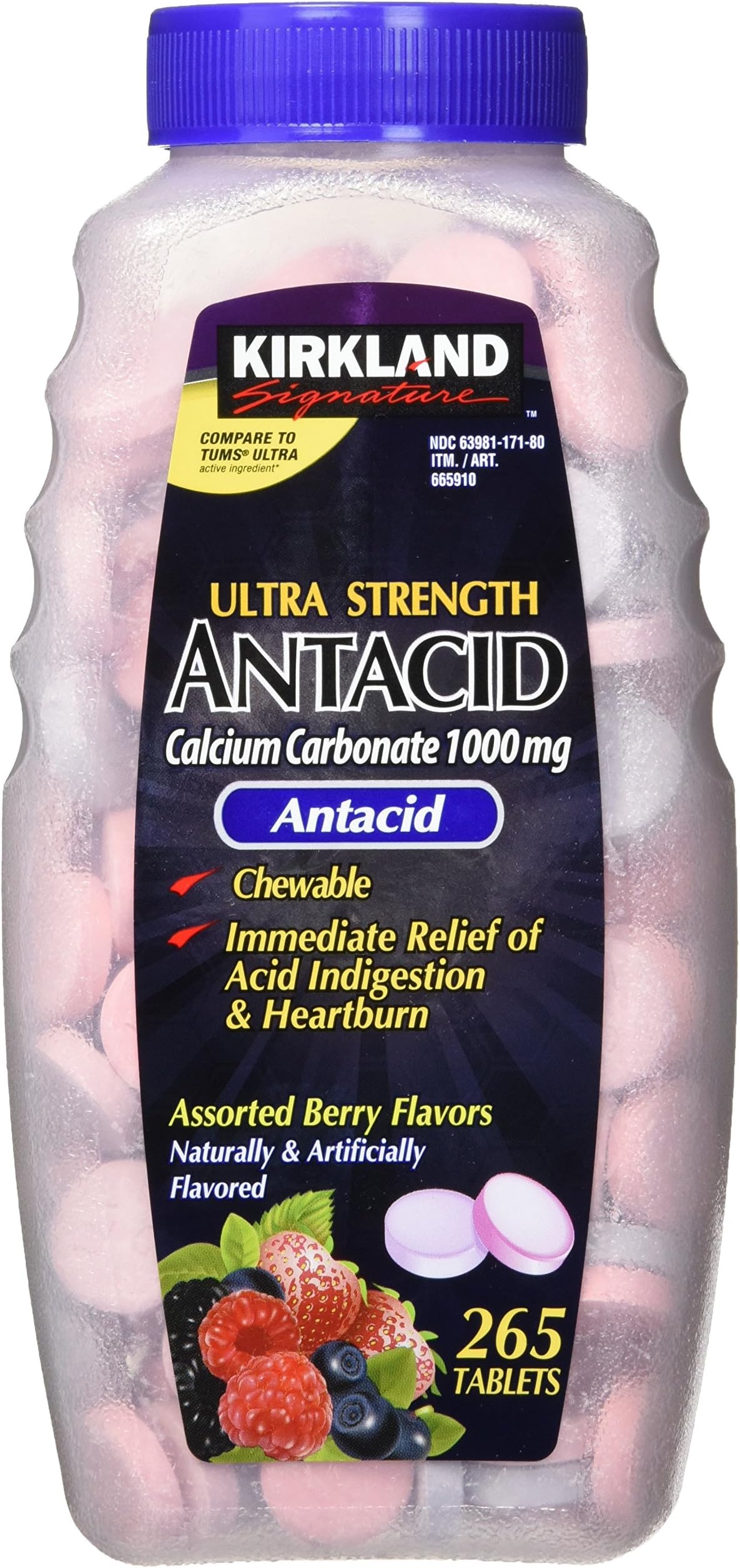 Amazon.com: Kirkland Signature Chewable Ultra Strength Antacid ...