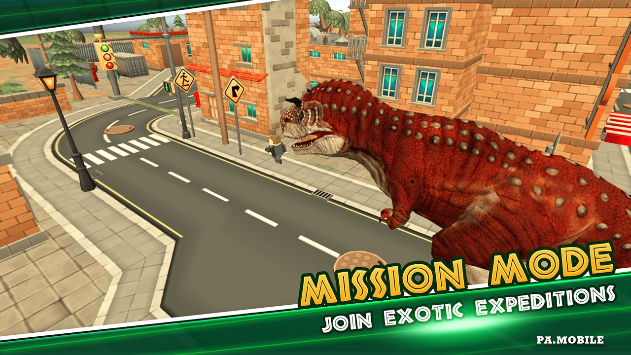 Aplicación Dino Simulator City Rampage en Amazon Appstore