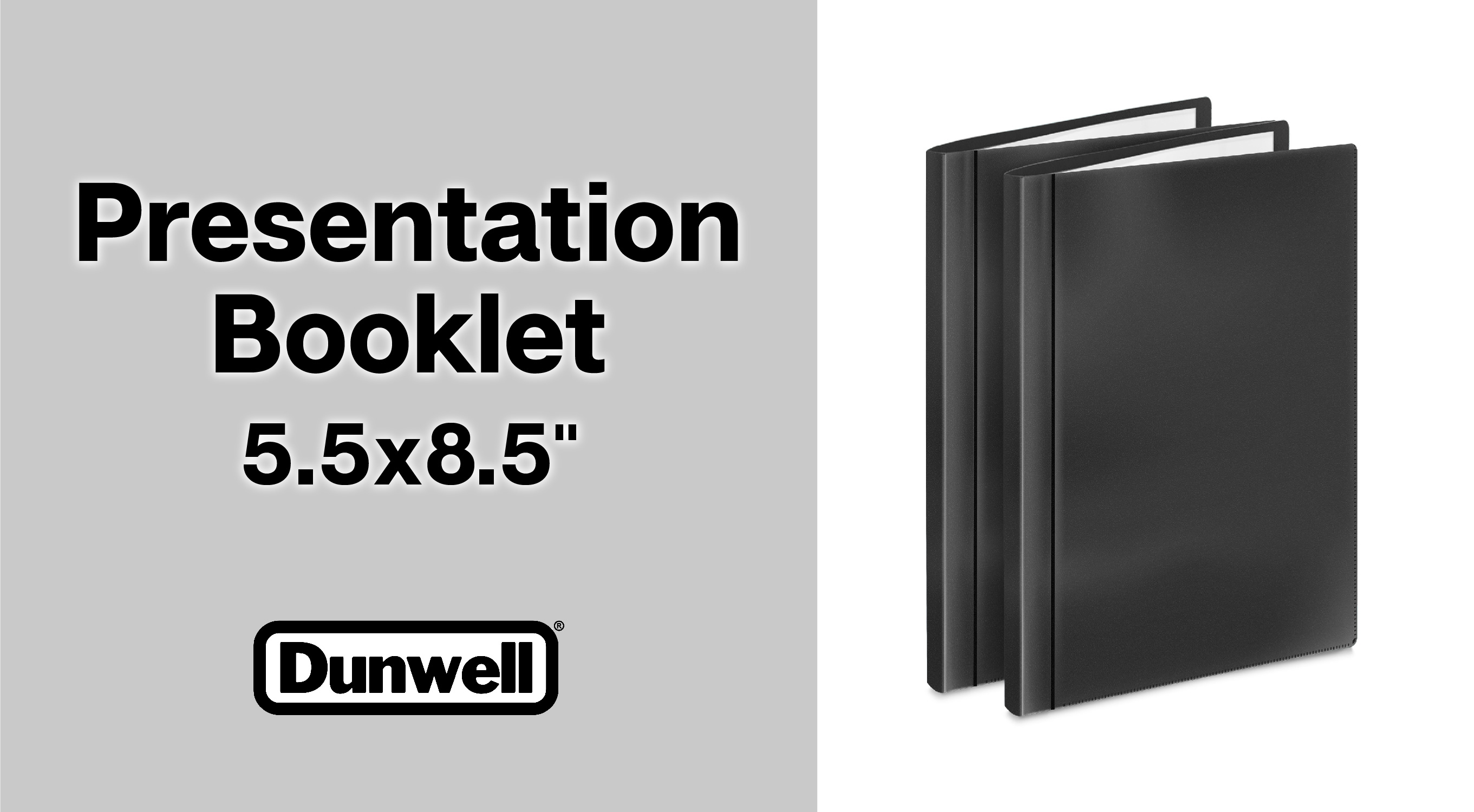 5.5x8.5 Presentation Folder 4-Pack Mini Presentation Books 5.5x8.5 - 24 ...