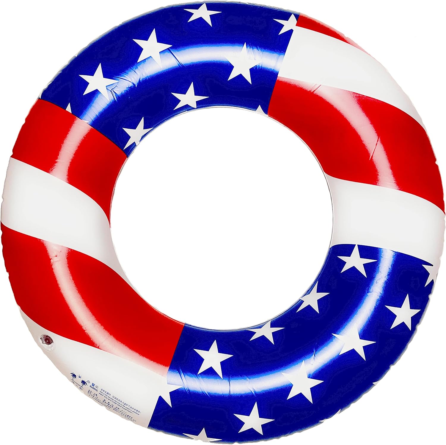 Amazon.com: Inflatable USA American Flag Pool Float Water Swimming Ring ...
