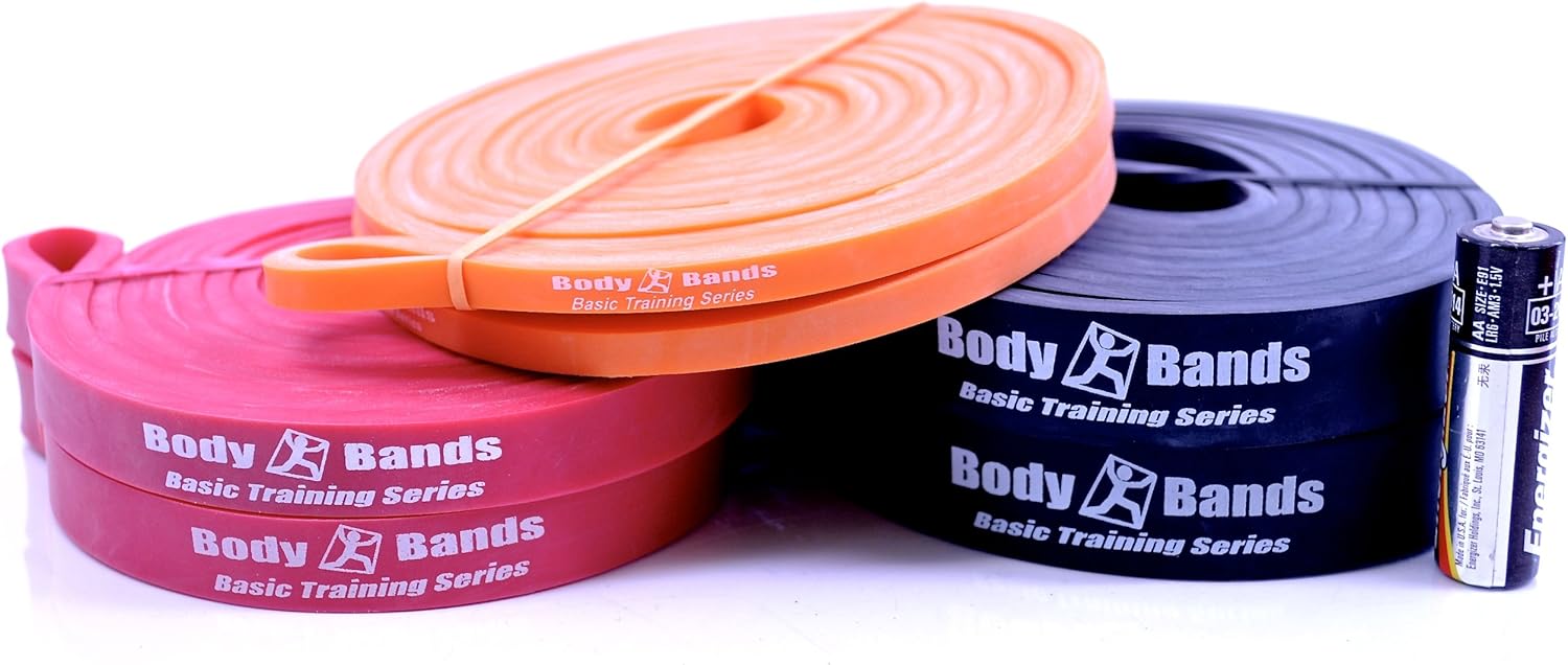 Amazon.com: Body-Bands Double Resistance Band Training Set #1 (Set of 6 ...