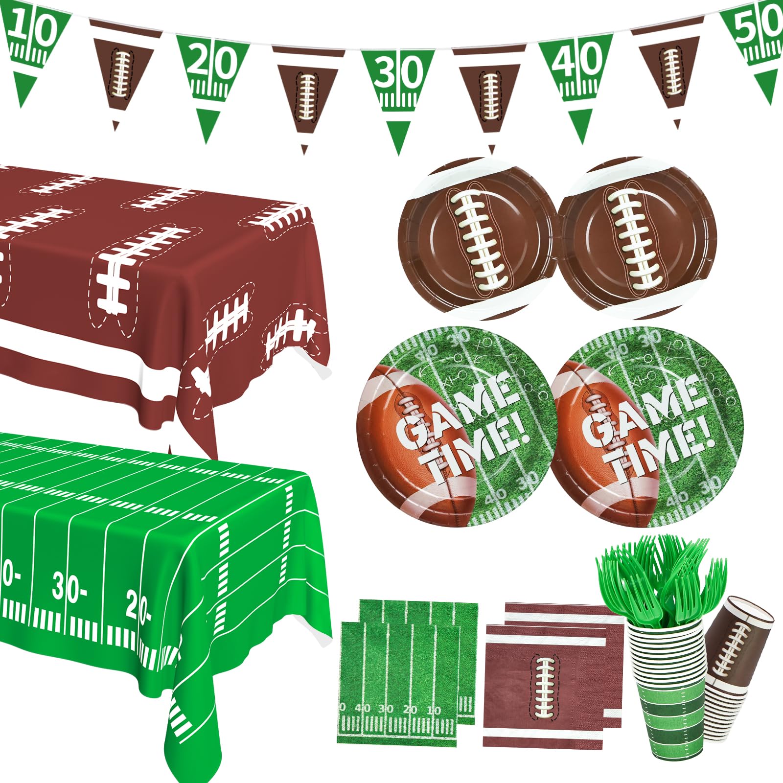 Amazon.com: Football Party Supplies, Football Party Decorations 2025 ...