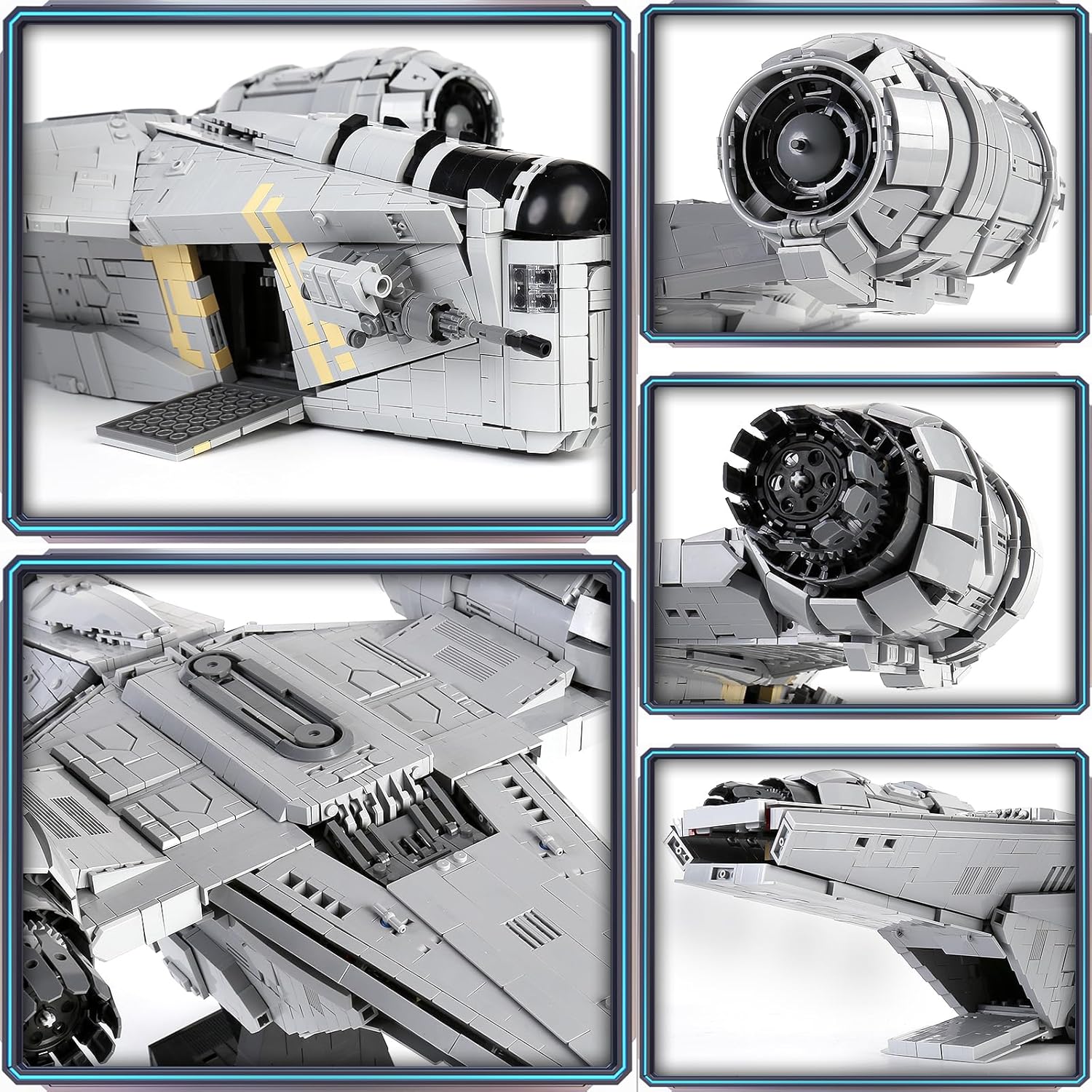 MOC Starship Toys The Razor Crest – Kit de construcción de modelo de ...