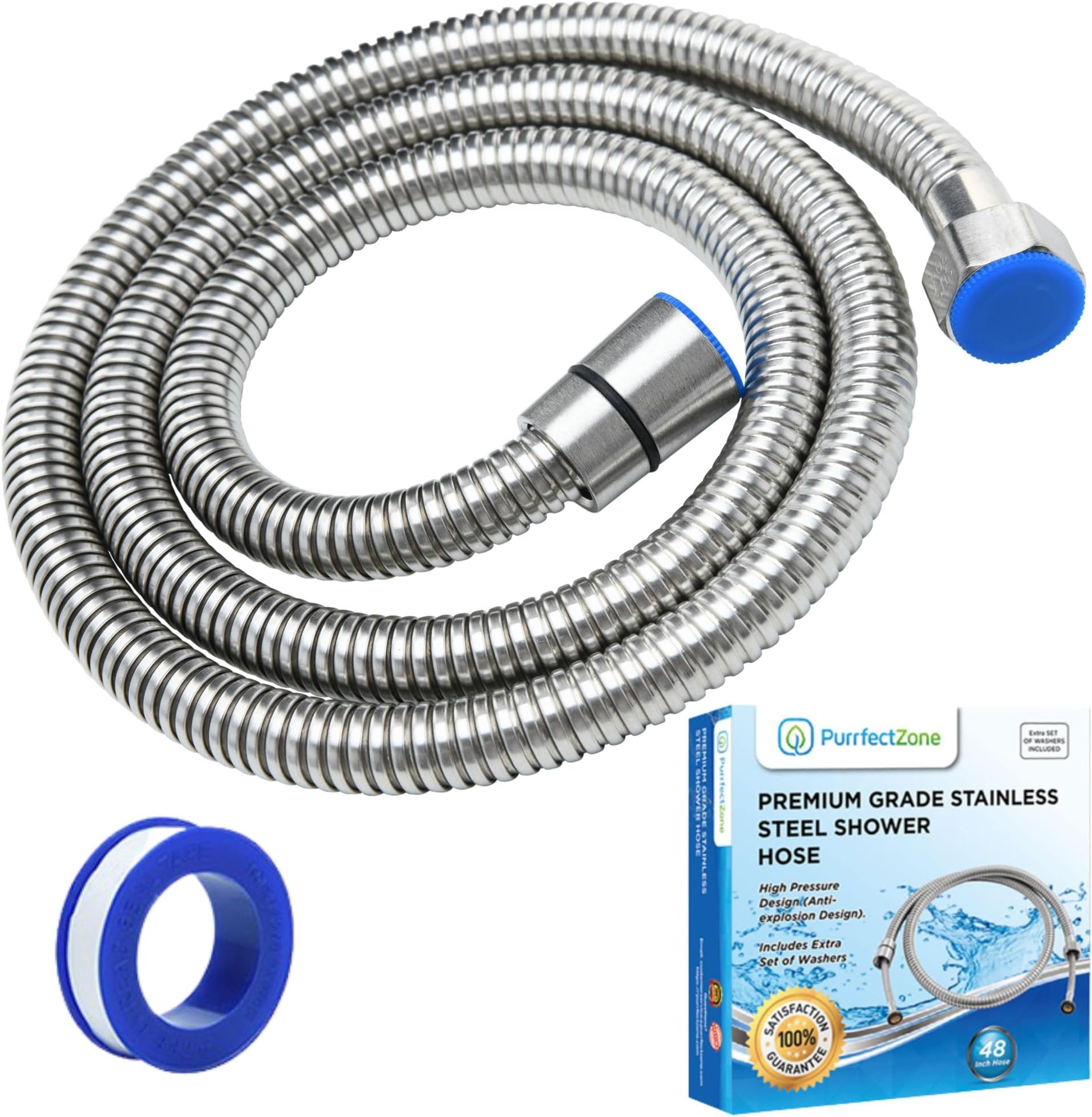 SHRUTI Shower Tube (Pipe For Hand Faucet In Toilet & Bathroom) White 1 ...