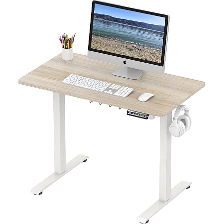 Amazon.com: Win Up Time Manual Standing Desk Adjustable Height- Crank ...