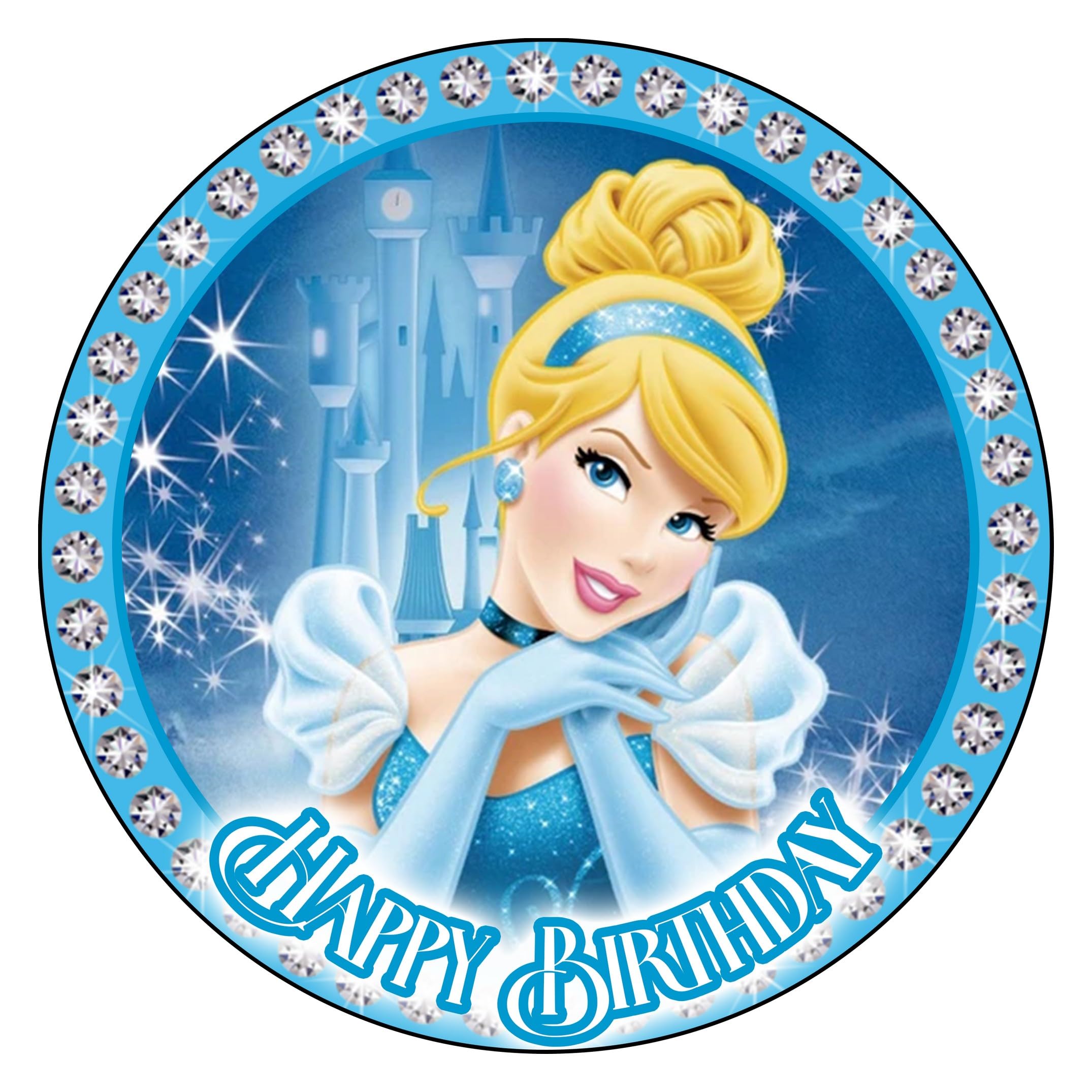 Cinderella Glass Slipper Cake Topper