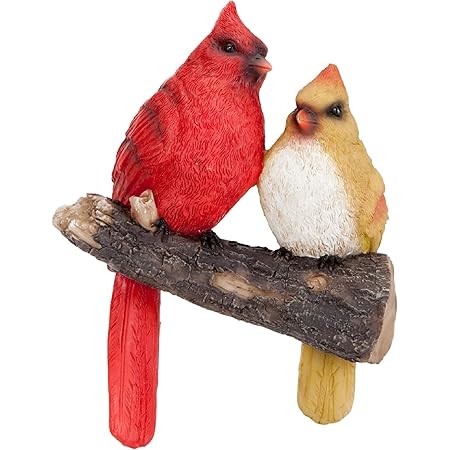 Amazon.com: Bits and Pieces - 'Pair of Cardinals' Tree Hugger - Yard Decorations - Whimsical ...