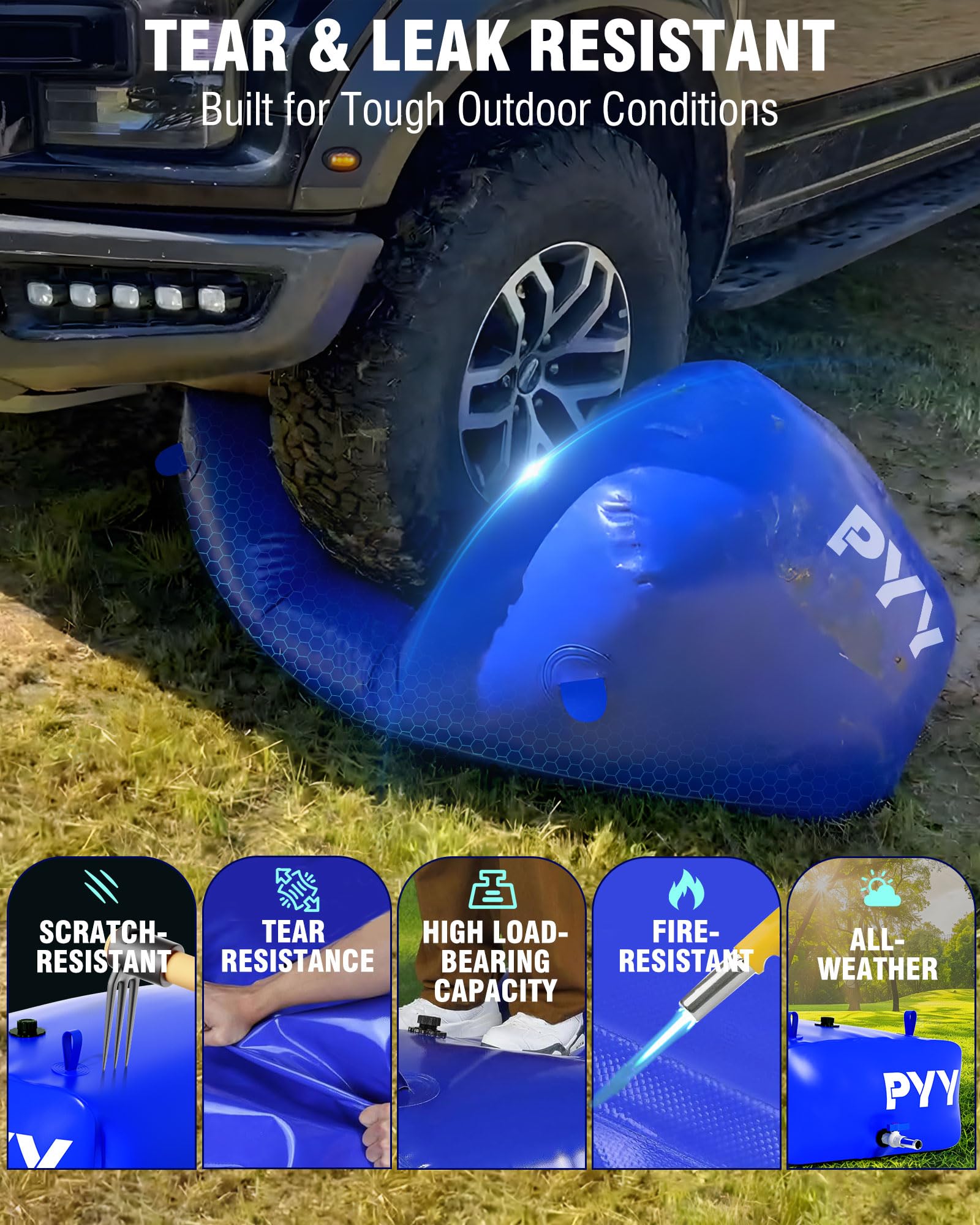 Snapklik.com : PYY Portable Water Bladder 87 Gallon For Truck Bed ...