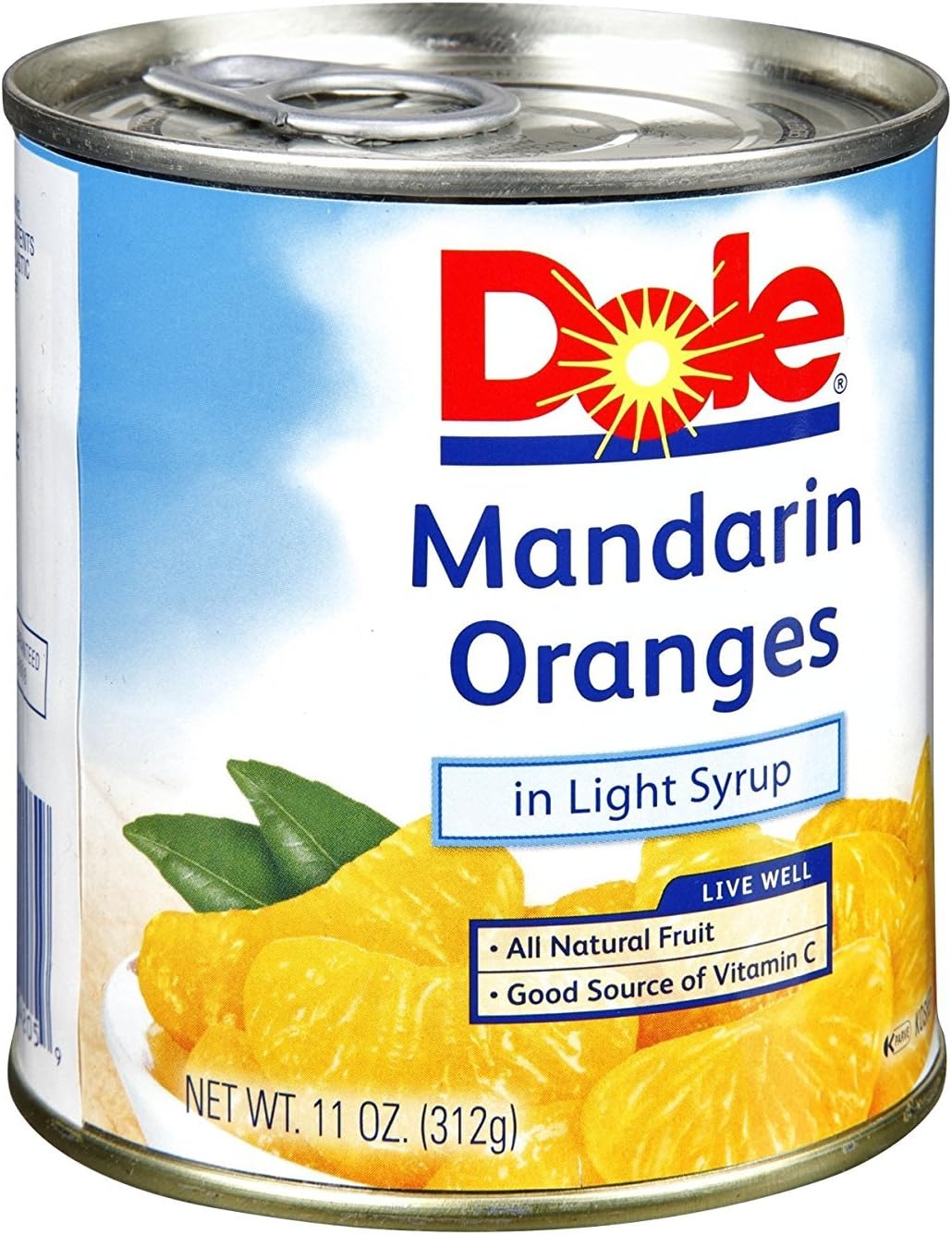 Amazon.com : Dole, Mandarin Oranges, In Light Syrup, 11oz Can (Pack of ...