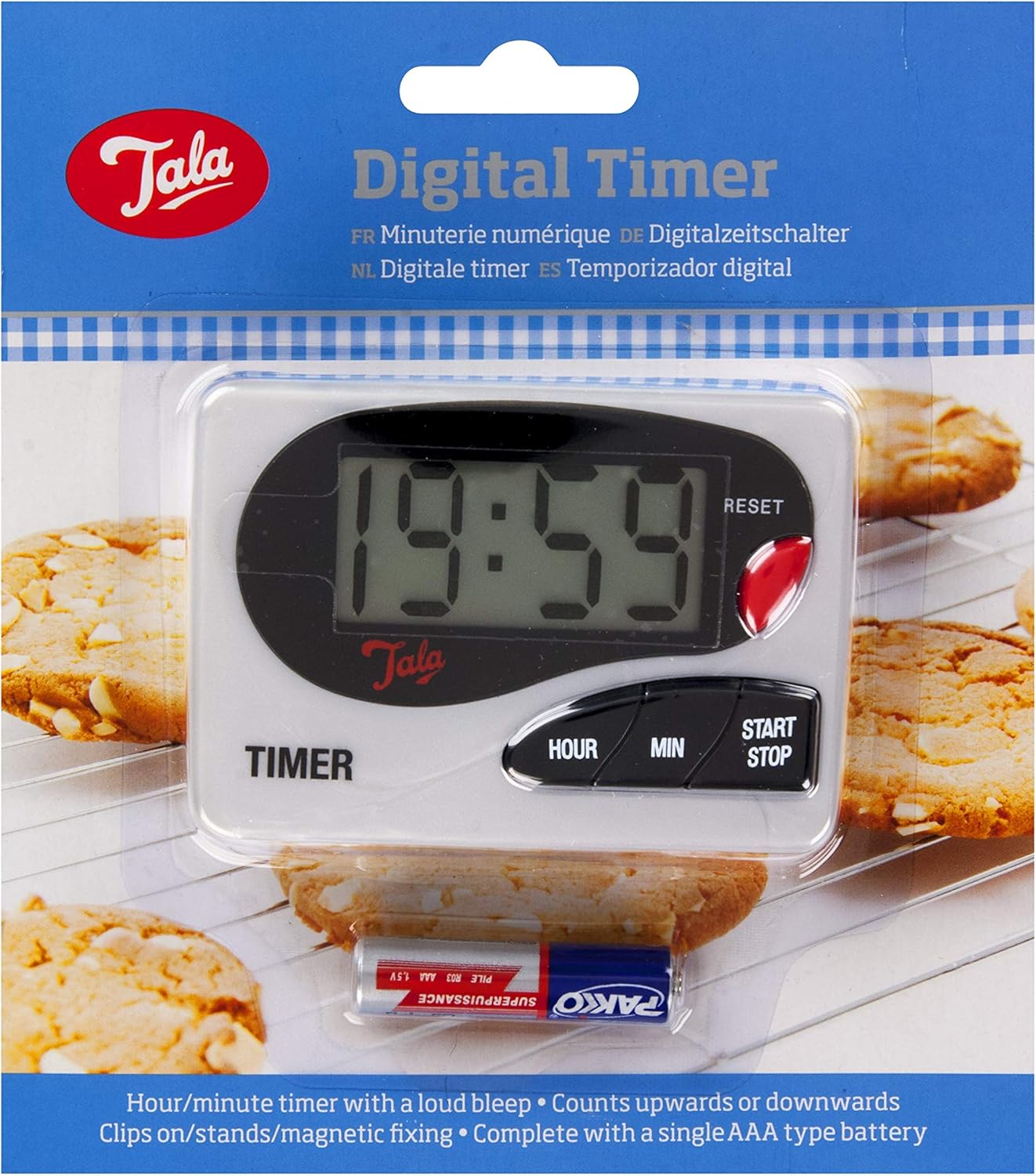 Amazon.com: Tala Digital Kitchen Timer with Magnetic/Clip On Countdown Timer with Loud Alarm ...