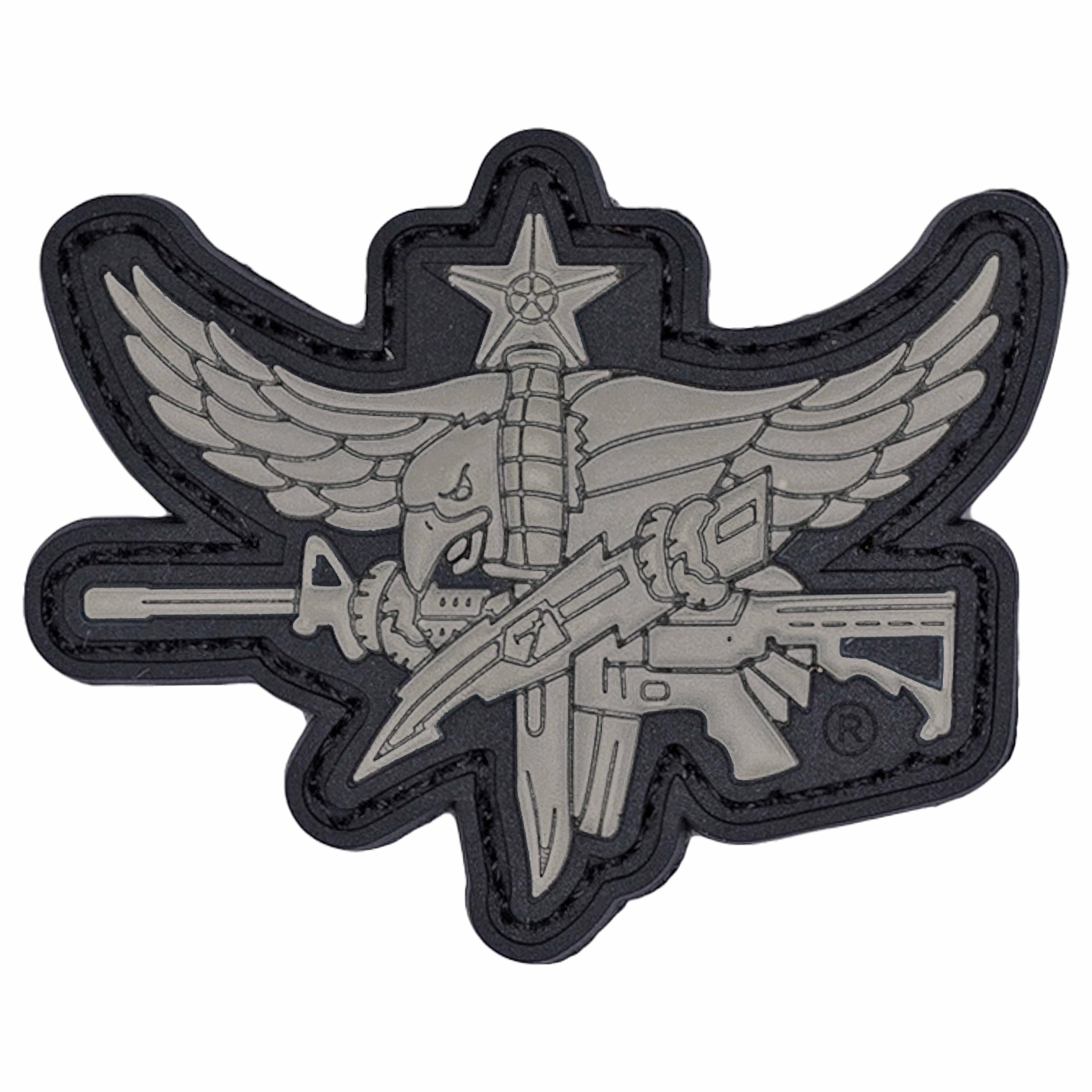 Amazon.com: Senior SWAT Operator PVC Patch (Grey) : Clothing, Shoes ...
