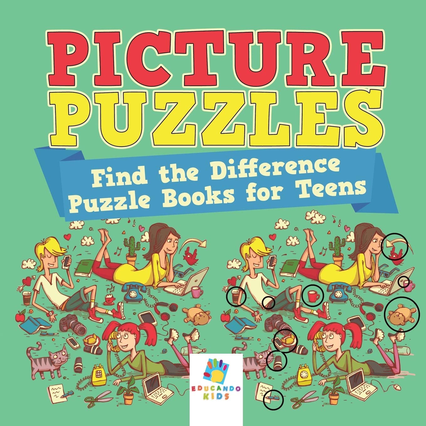 Amazon.com: Picture Puzzles Find the Difference Puzzle Books for Teens ...