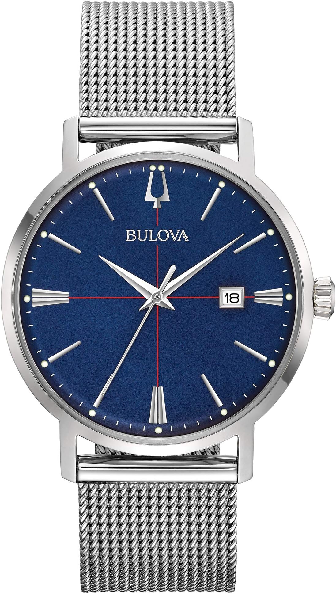 Bulova 96B336 - Reloj clásico de cuarzo para hombre, esfera negra, 43 ...