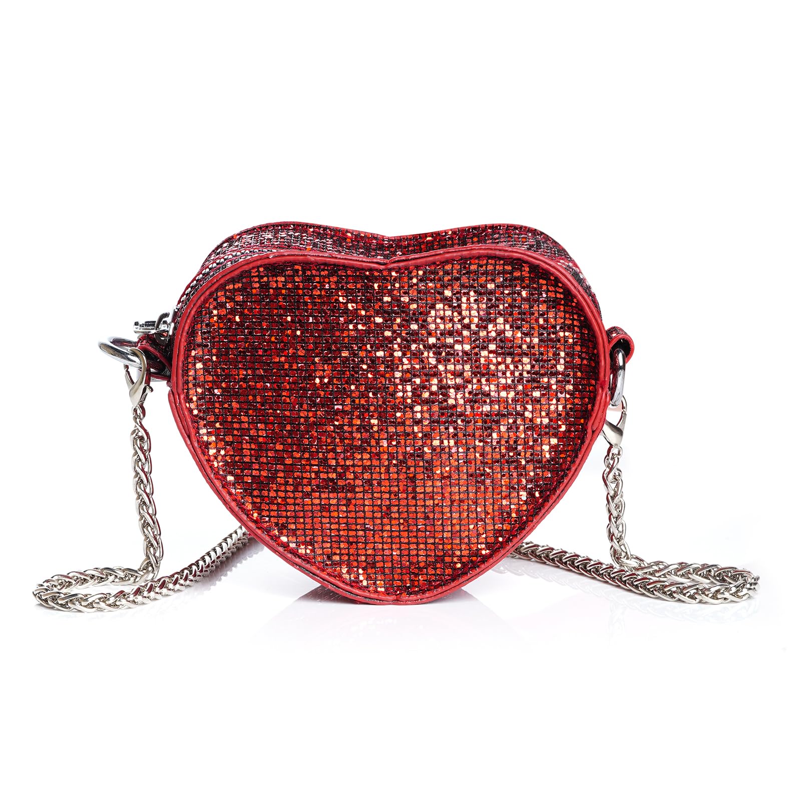 Miayon Glitter Heart Purse Sparkly Sequins Purse Crossbody Bags Mini ...