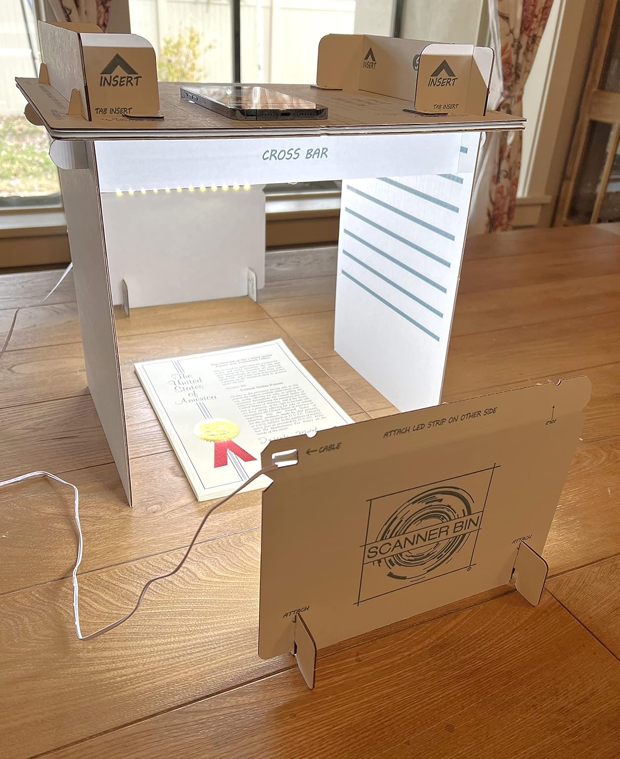 Buy Scanner Bin - Phone Scanner Stand for Photo and Document scanning ...