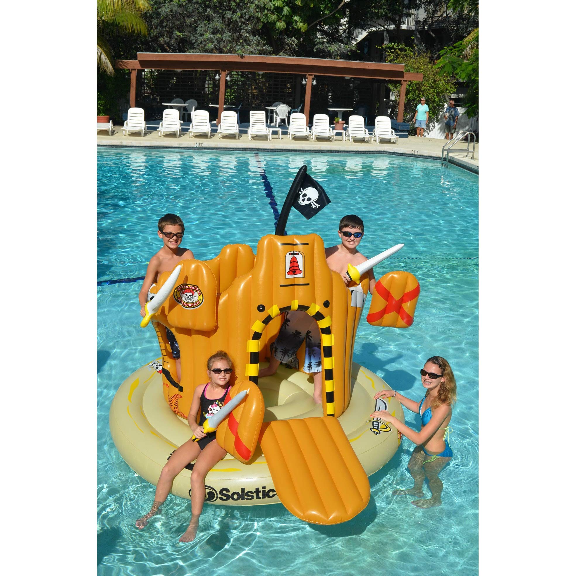 Swimline Giant Inflatable Giant Habitat Castle Pool Float Series For ...