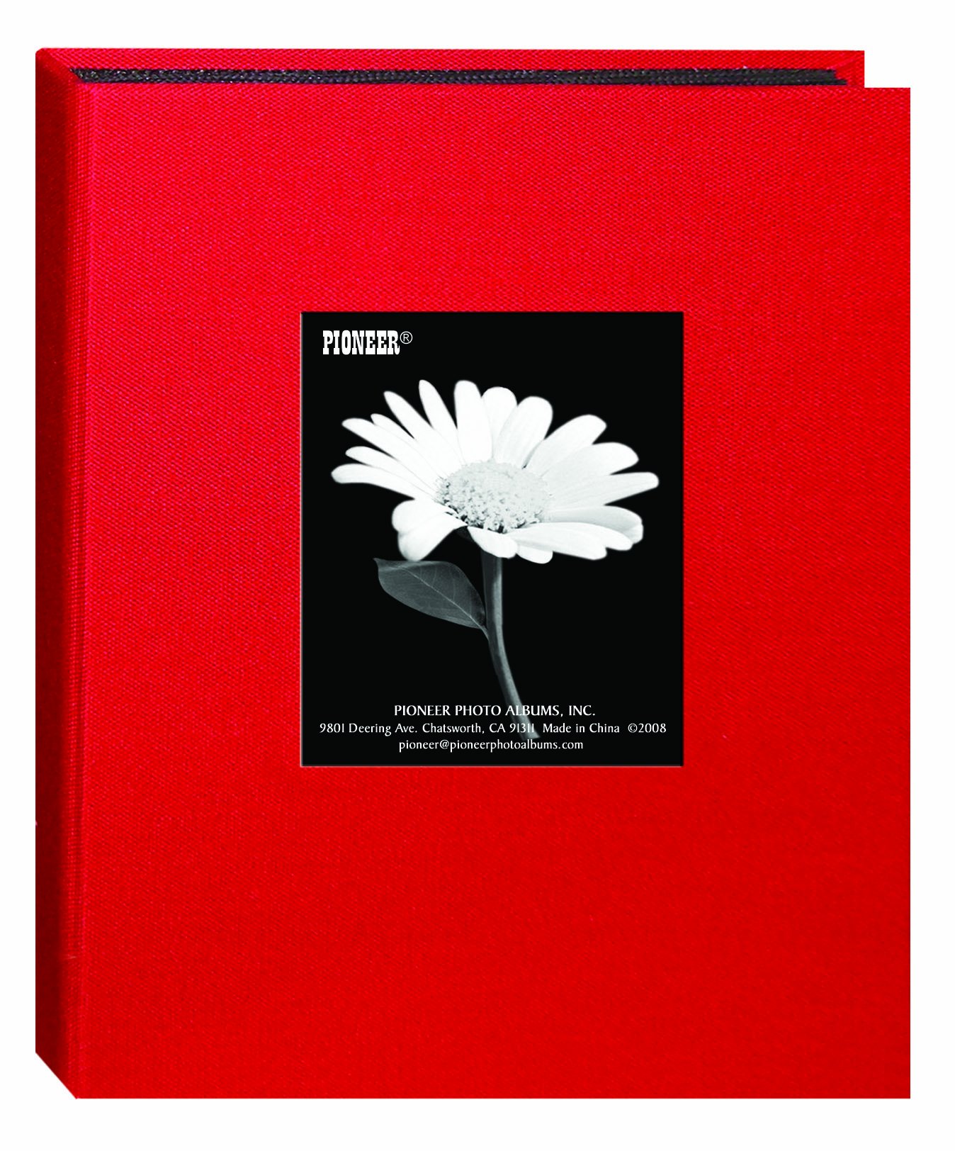 Amazon.com: 5"X7" 1-UP 24 PHOTOS MINI FABRIC FRAME ALBUM - APPLE RED ...