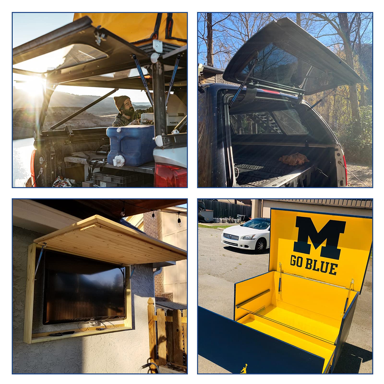 Snapklik.com : C16-22360 13 Inch 35 Lbs Gas Struts Spring Shocks ...