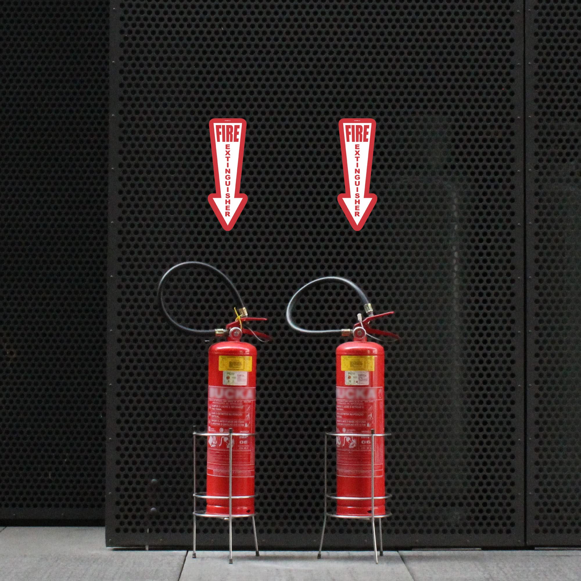 Snapklik.com : Fire Extinguisher Sign Glow In The Dark Sign 10 Pack 4 ...