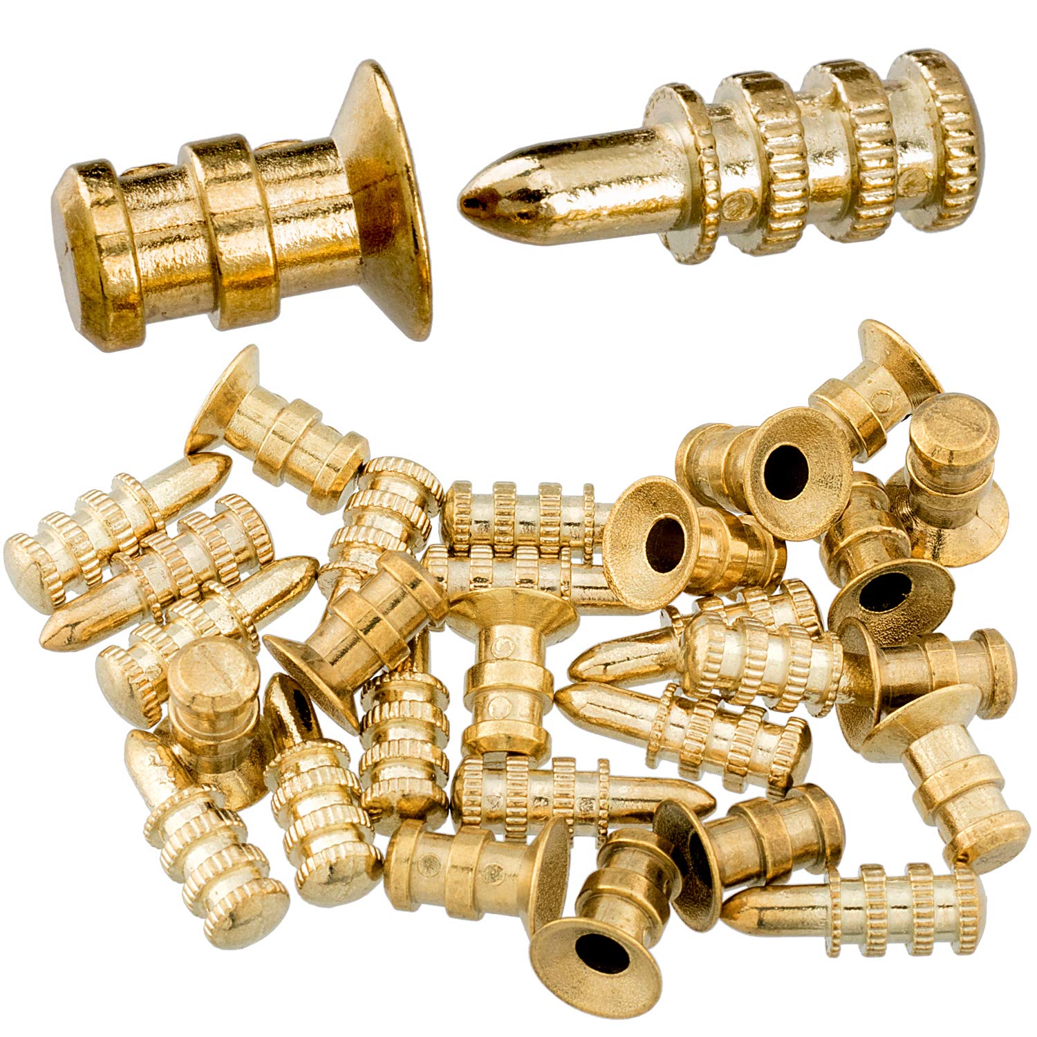 PAGOW 15 Packs Table Bolt Sleeve Connectors, Zinc Alloy Table Leaf ...