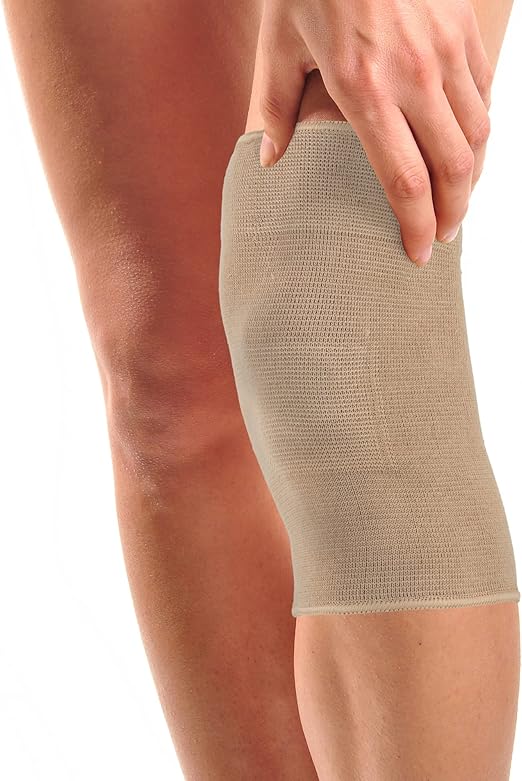 Actesso Elastic Knee Sleeve Support - Lightweight Elasticated ...