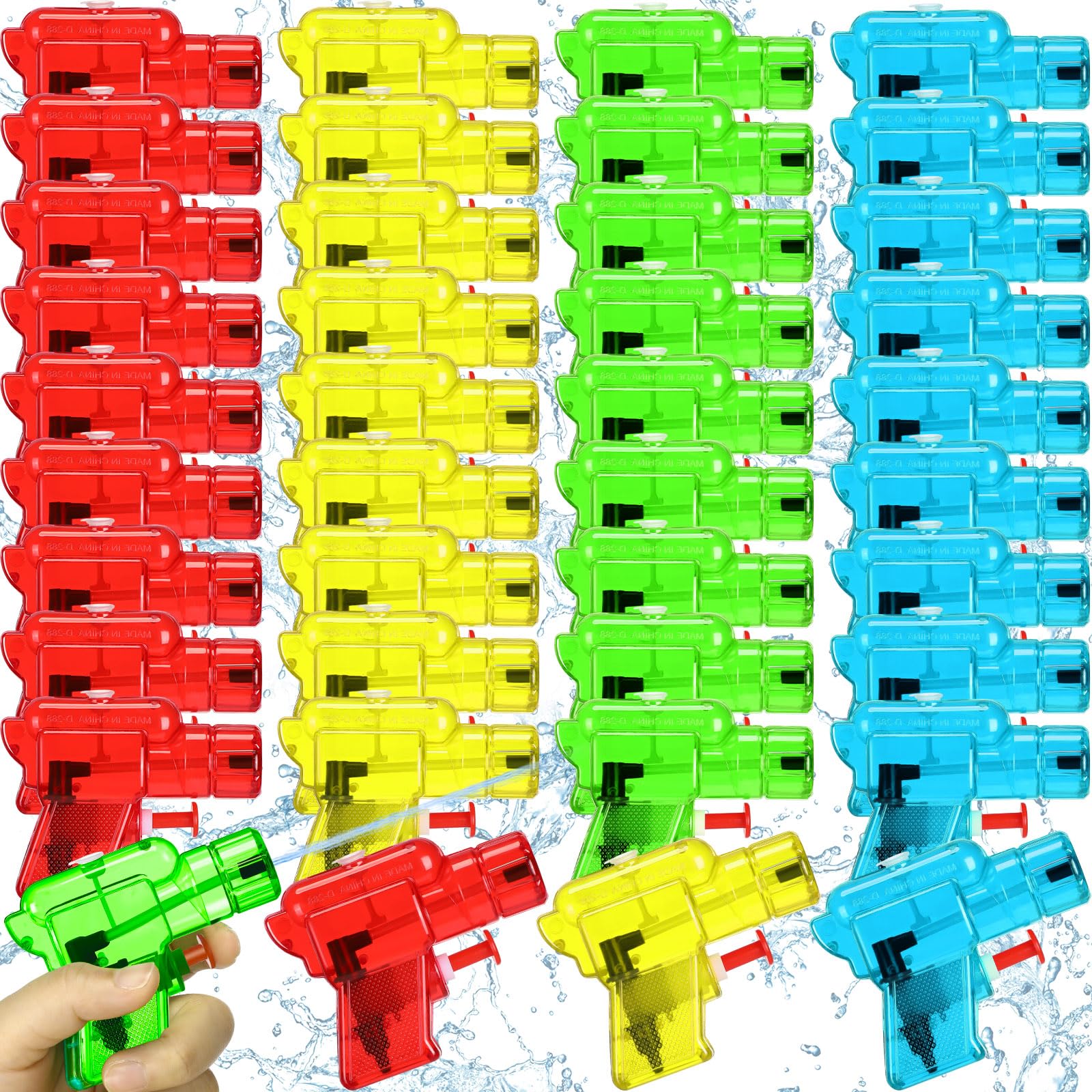 Snapklik.com : 100 Pack Mini Water Gun For Boys And Girls, Colorful ...