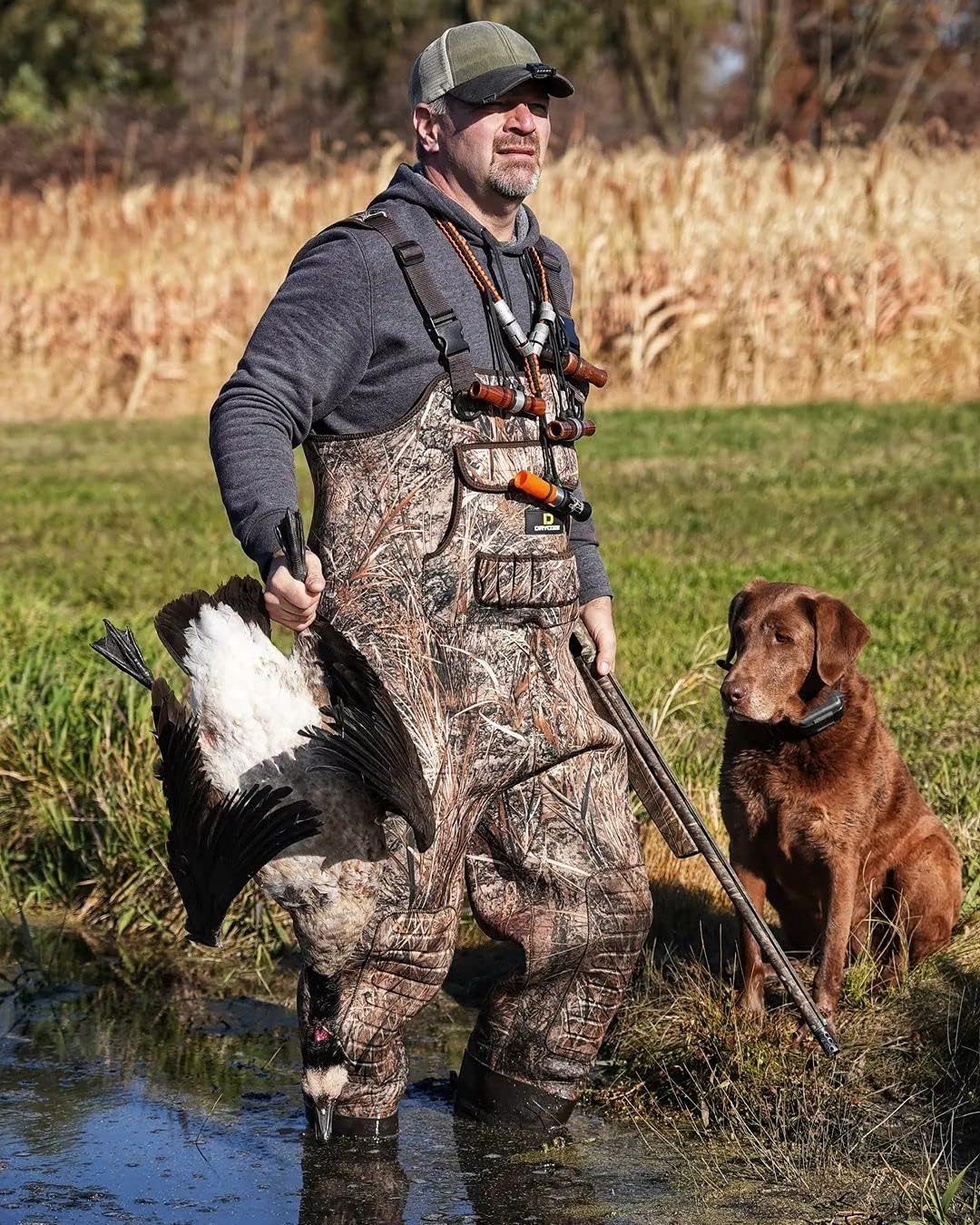 Snapklik.com : D DRYCODE Chest Waders For Men, Neoprene Fishing Waders