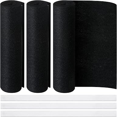 Amazon.com: 3 Pack Cut to Fit Carbon Pad Pre Filter Roll 16'' x 48 ...