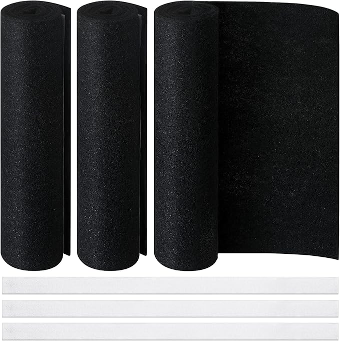 Amazon.com: 3 Pack Cut to Fit Carbon Pad Pre Filter Roll 16'' x 48 ...