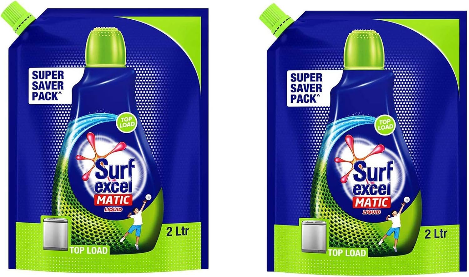surf excel matic top load liquid detergent, 2L+2L(Pack of 2). : Amazon ...