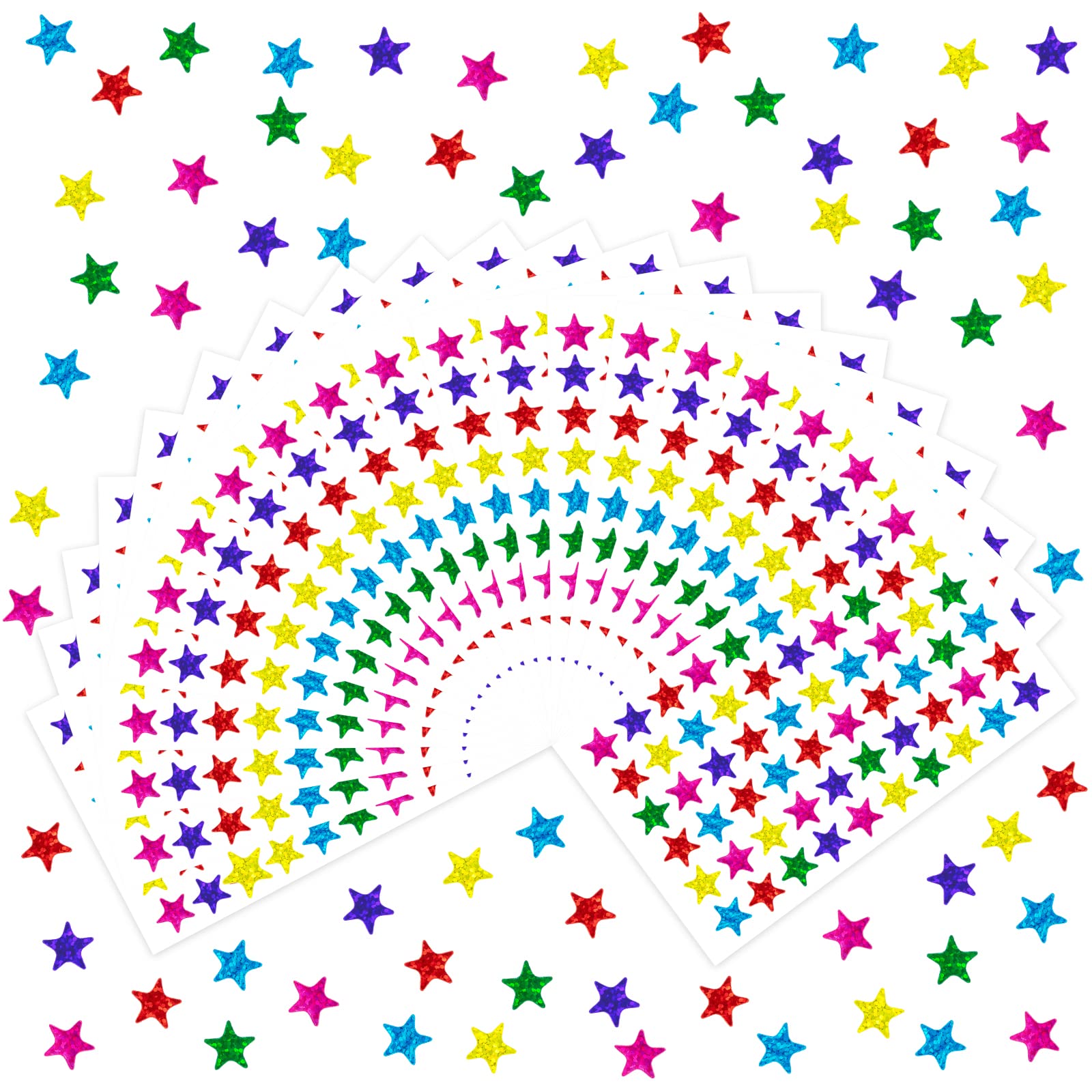 Buy Star Stickers,1200 Pcs Self-adhesive Teacher Stickers,Children Kids ...