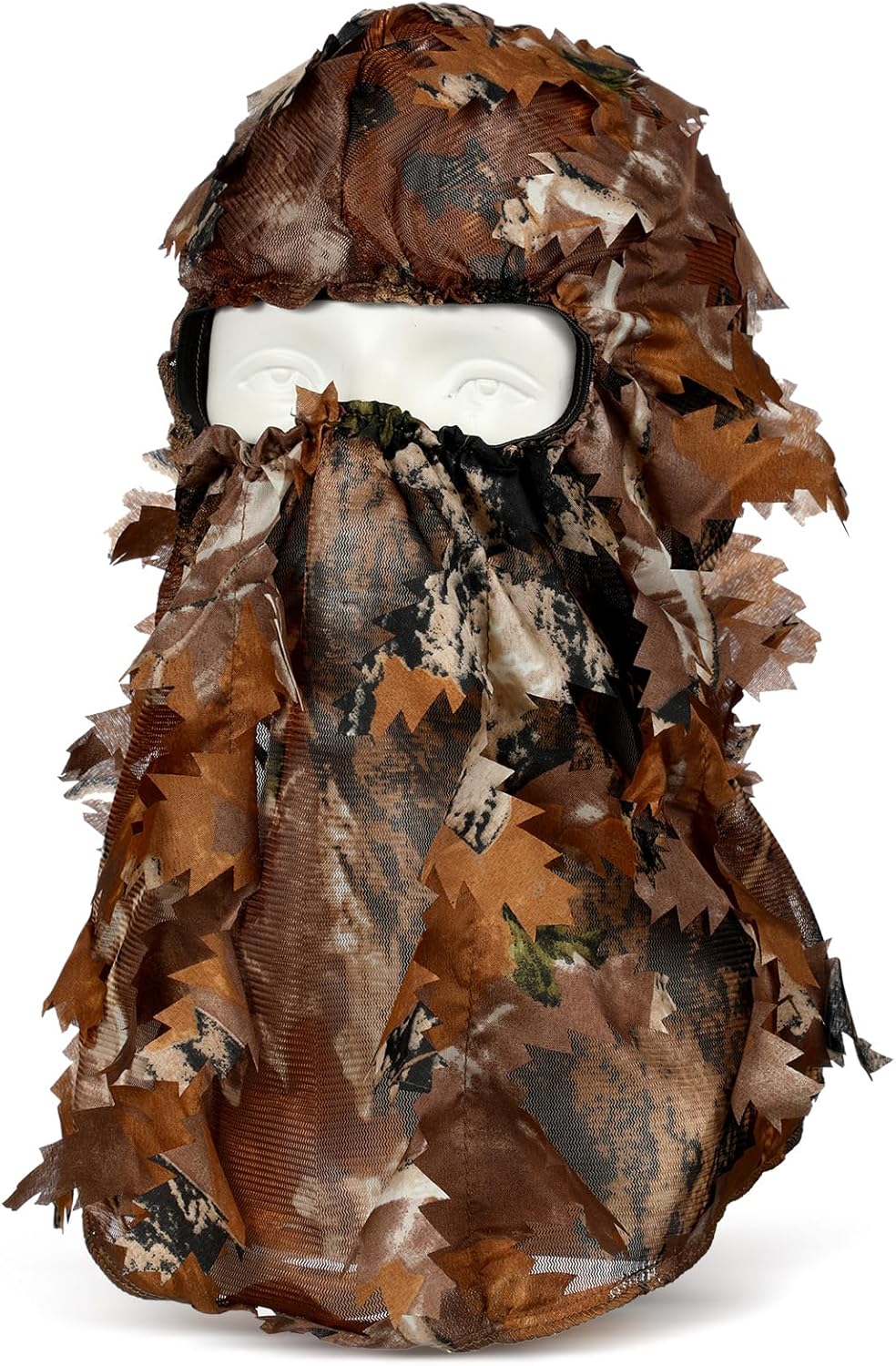 Amazon.com: Geyoga Hunting Face Mask Turkey Leafy Camo Face Mask 3D ...