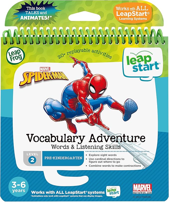Amazon.com: LeapFrog LeapStart Marvel's Spider-Man Vocabulary Adventure ...