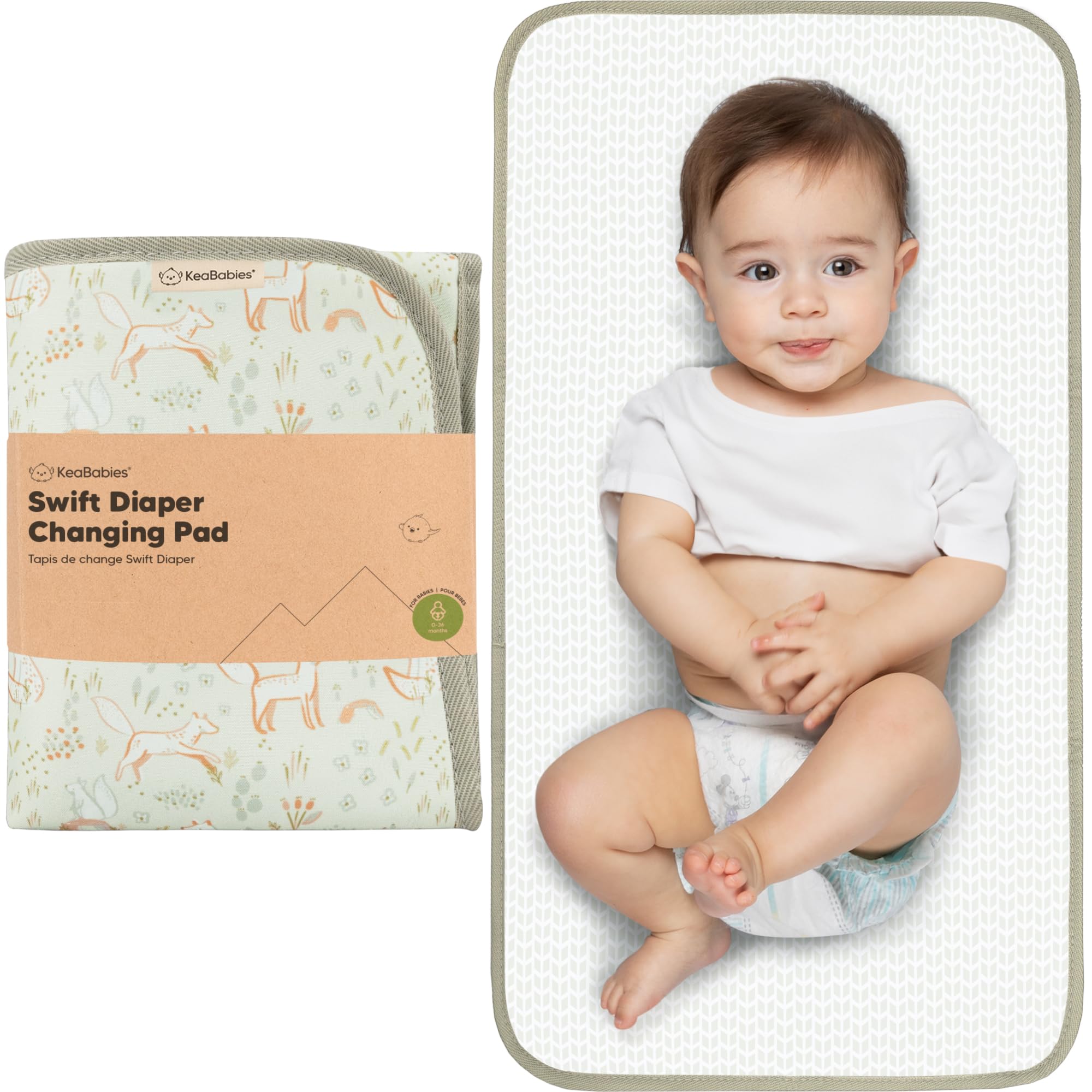 Amazon.com : Portable Diaper Changing Pad - Waterproof Foldable Baby ...