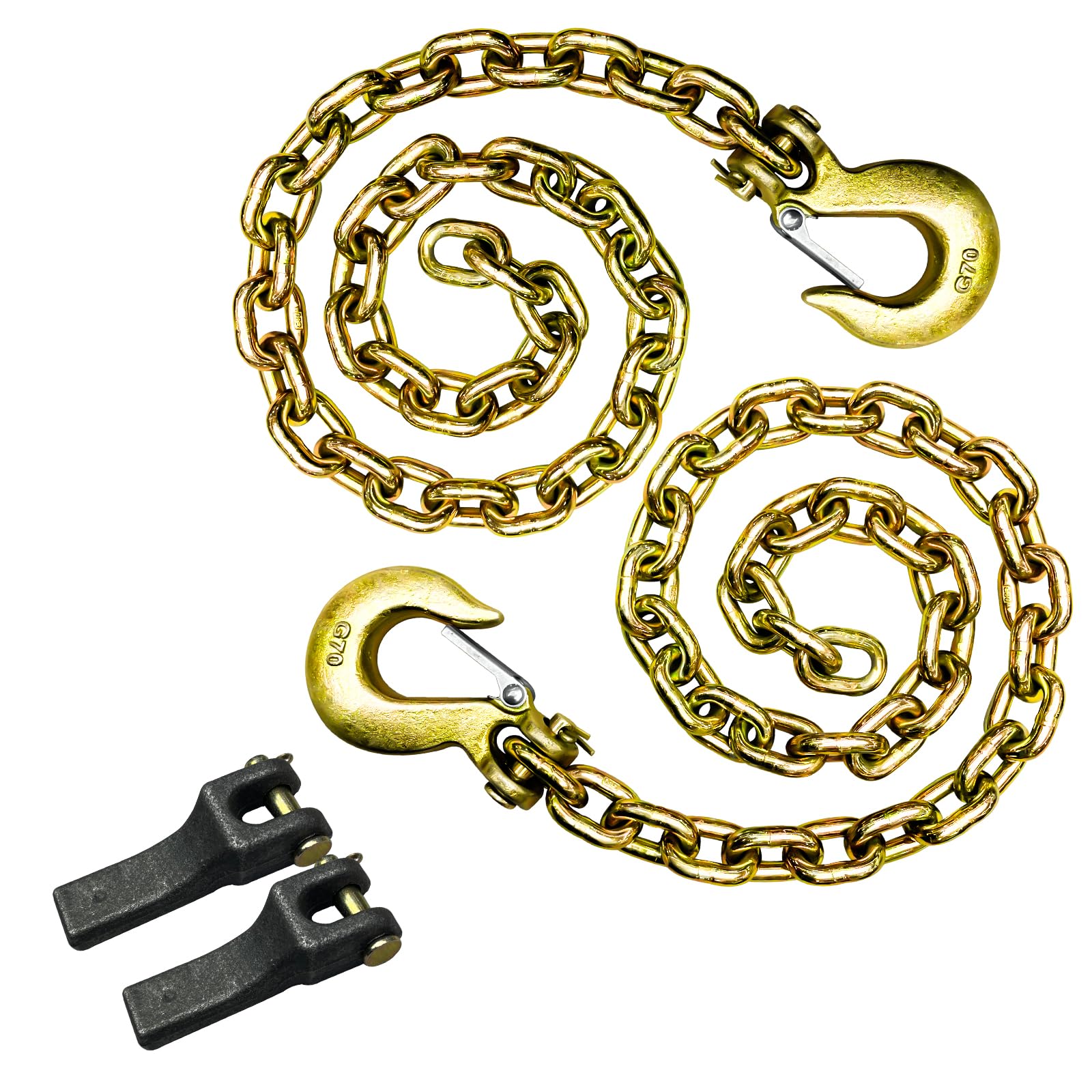 Snapklik.com : SENKEYFE 2 Pack Trailer Safety Chains 5/16", 35 Inch G80 ...