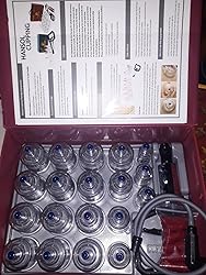 Hansol Professional Cupping Therapy Equipment Set with pumping handle ...