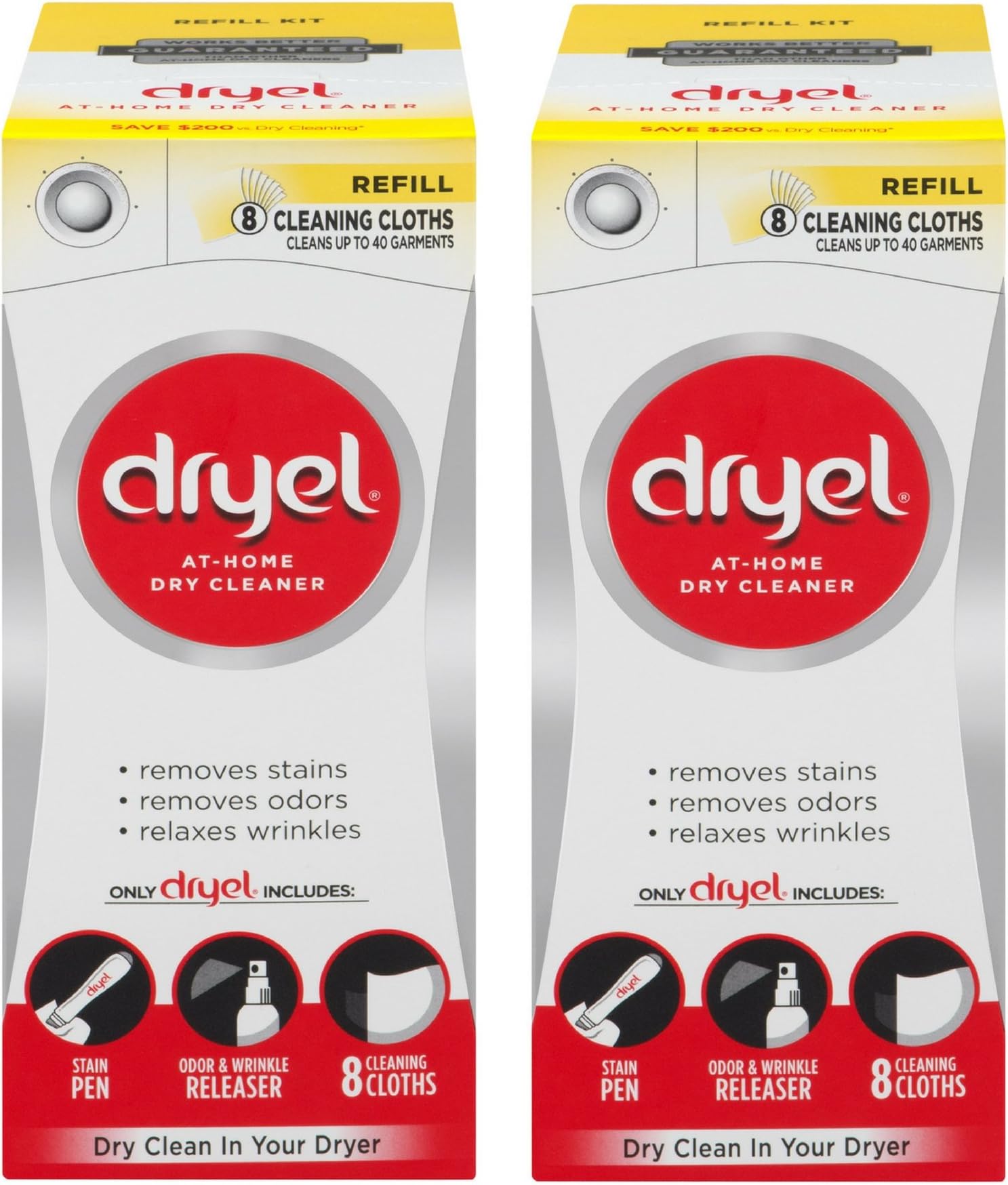 Amazon.com: Dryel Cleaning Refill, 6 Count : Health & Household