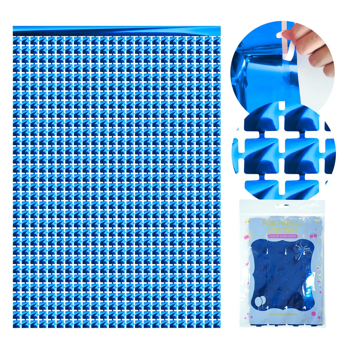 JANDS 4 Cortinas Metálica para Fiestas Adornos De Fiesta. Fondo ...