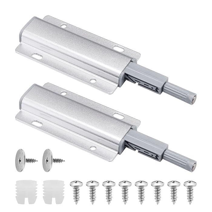 Buy Lpraer 2 Pack Magnetic Push Latches for Cabinets Push to Open Latch ...