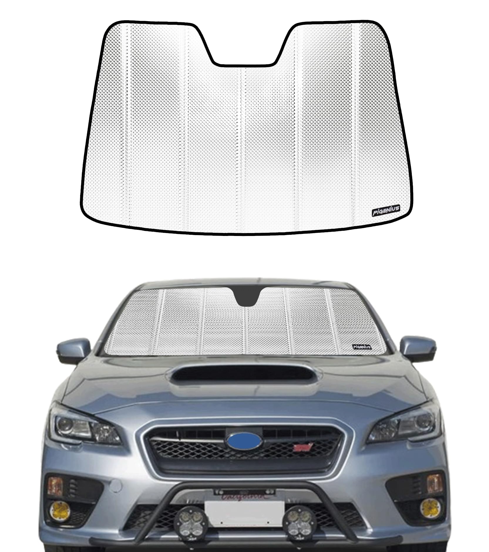 Amazon.com: Pigenius Windshield Sun Shade for 2012-2021 Subaru WRX/WRX ...