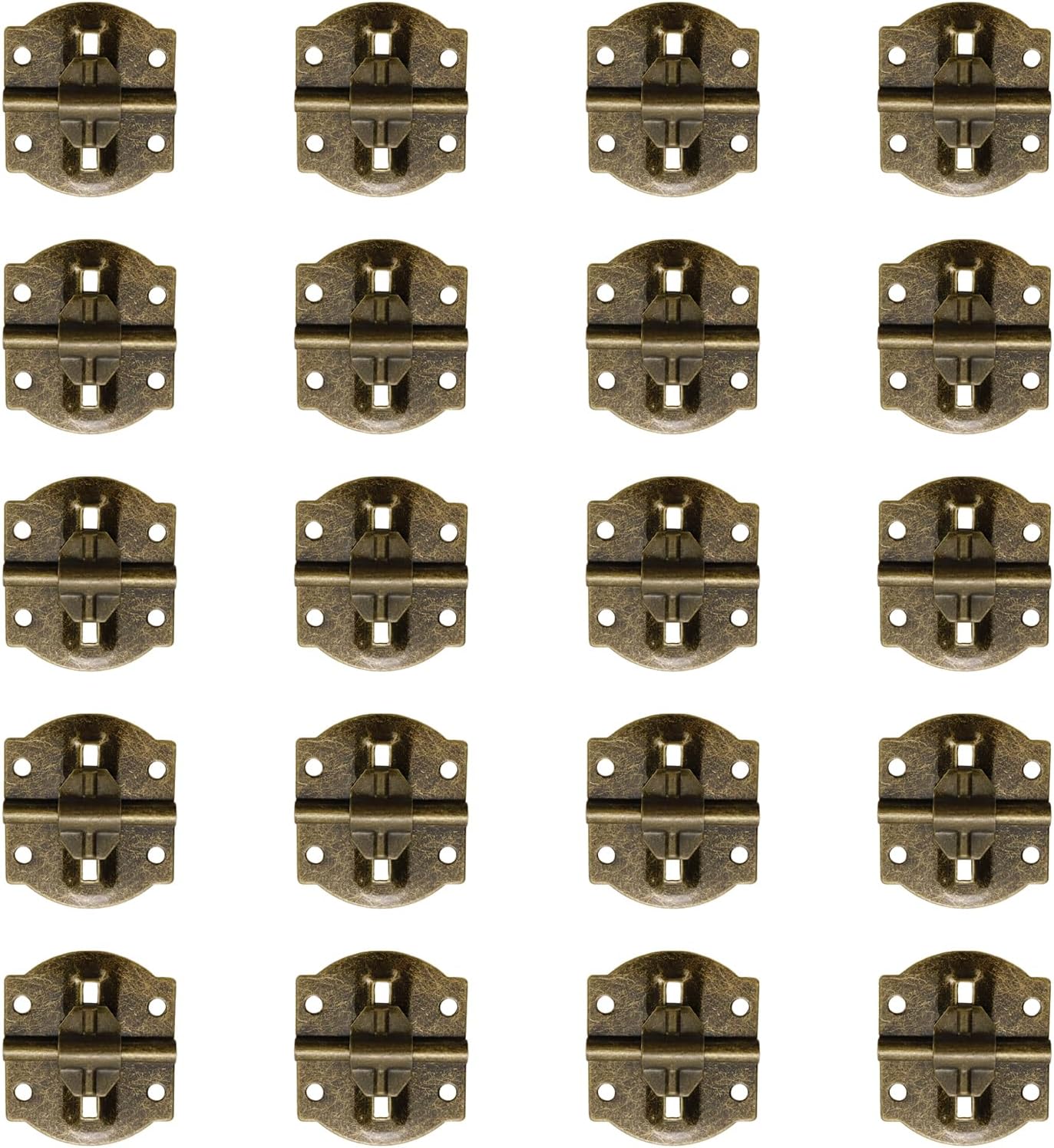 KUMGROT 20 PCS Wooden Box Hinges 90 Degree Box Hinges Antique Hinges ...