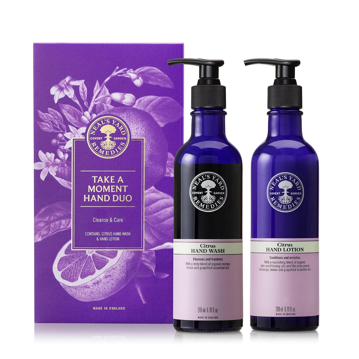 Amazon.com: Neal's Yard Remedies Take A Moment Citrus Gift Set, Hand ...