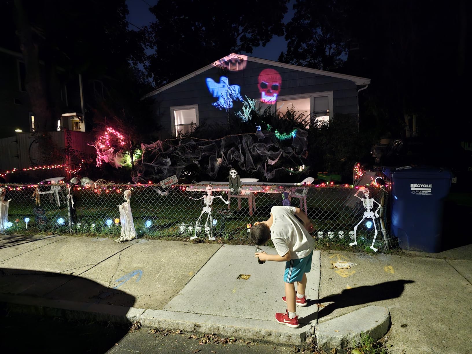 Amazon.com: Beforalla Brighter Halloween Decorations Projector Lights ...