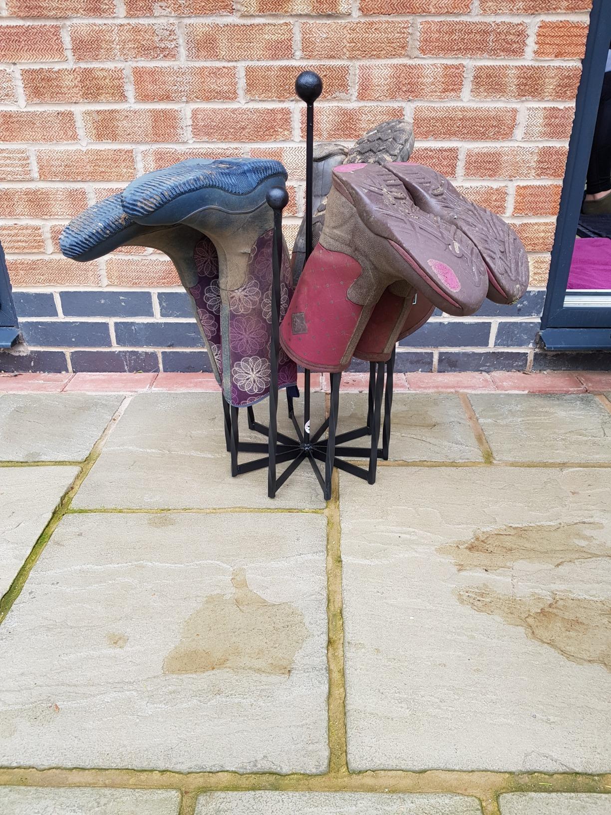 Wimborne wrought iron works carousel 5 pair 51cm tall solid supports ...