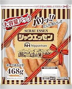 Amazon.co.jp: 日本ハム [冷蔵] シャウエッセン 袋 468g : 食品・飲料・お酒