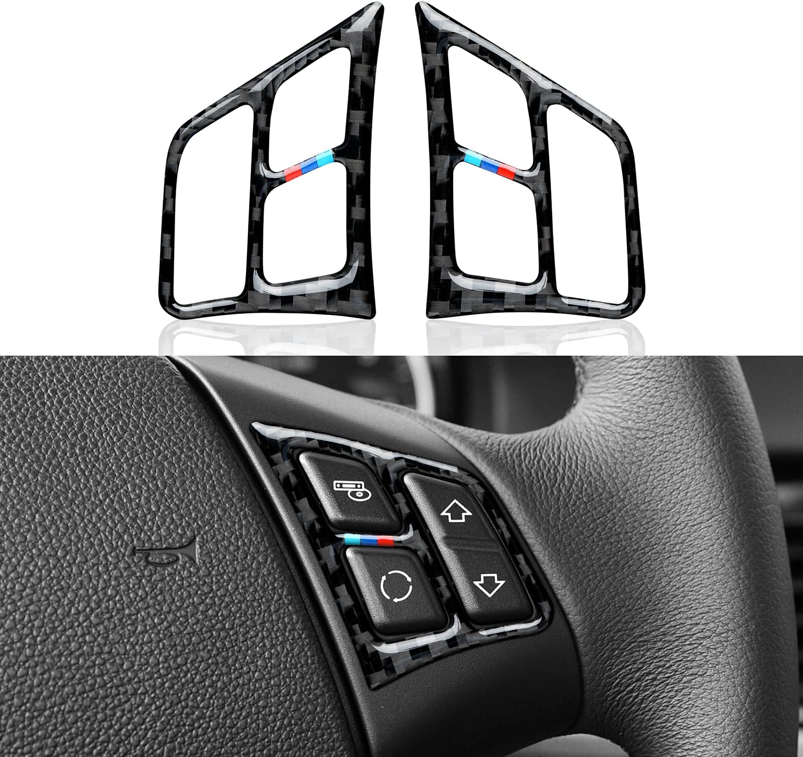 Amazon.com: Car Decal Trim Carbon Fiber Sticker fits for BMW E90 E92 ...