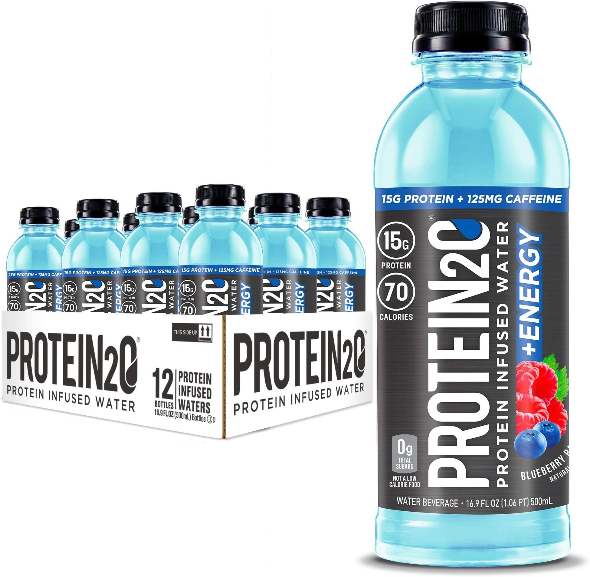 Protein2o Protein Infused Water, Flavor Fusion Variety Pack (16.9 Oz ...
