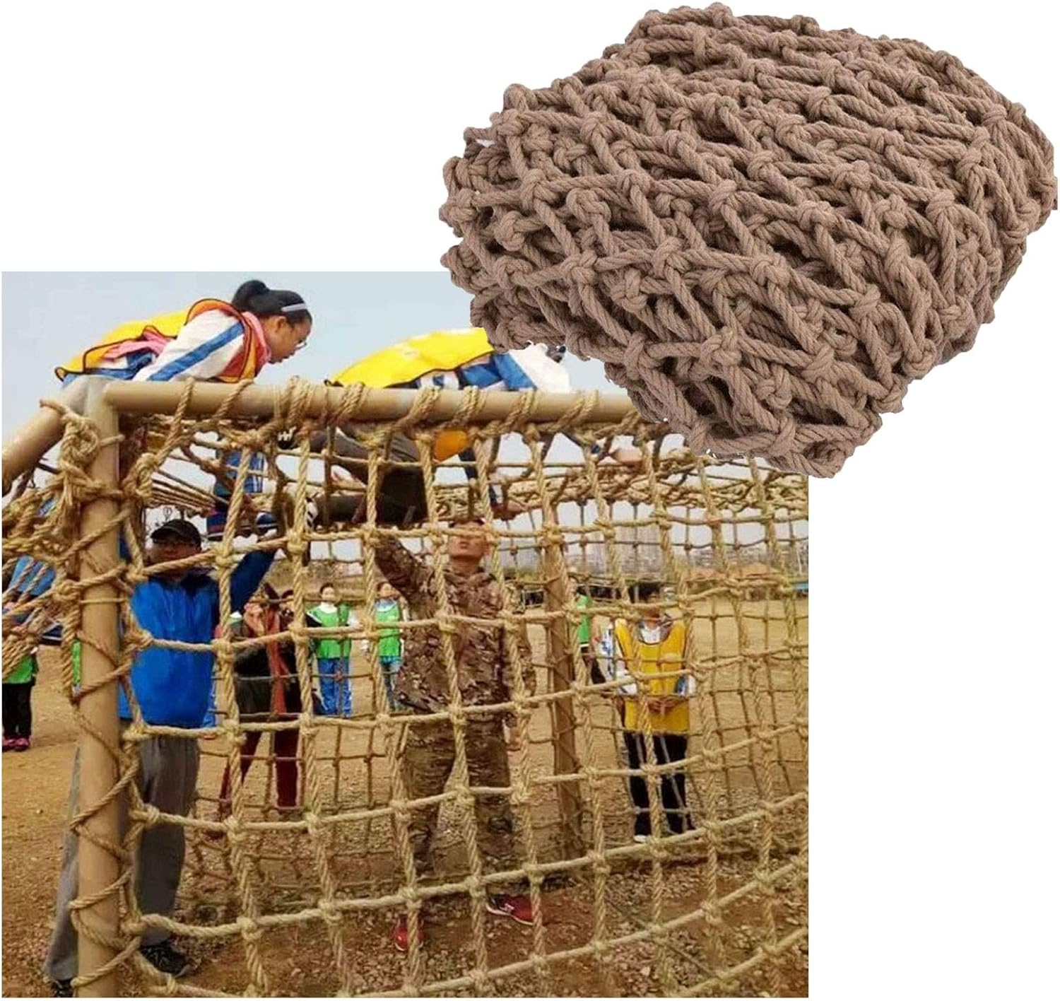 Amazon.com: Child Climbing Safety Net Heavy Duty Hemp Rope Cargo Net ...