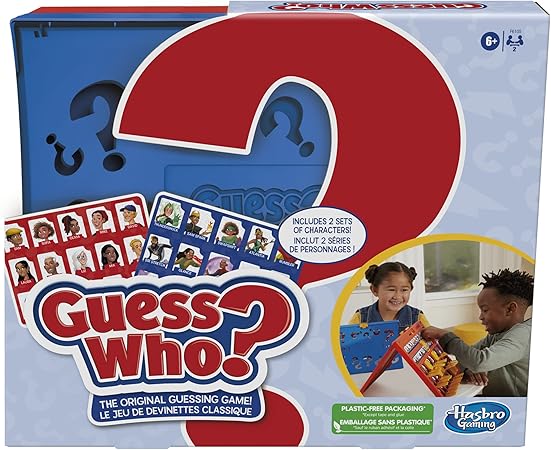 Guess Who? Board Game Original Guessing Game, Easy to Load Frame ...