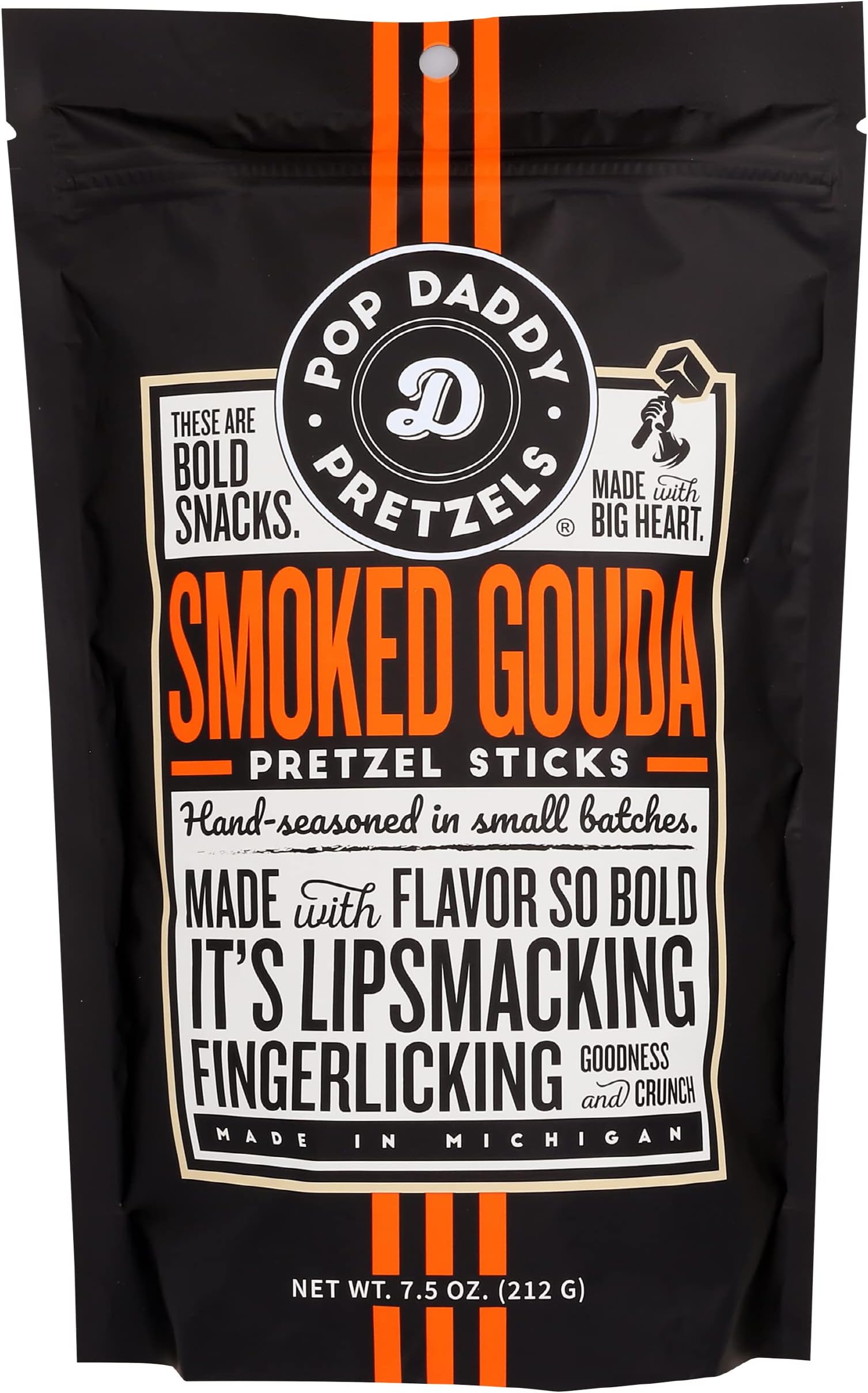 Amazon.com: Pop Daddy Flavored Pretzels Sticks | Healthy Gourmet ...